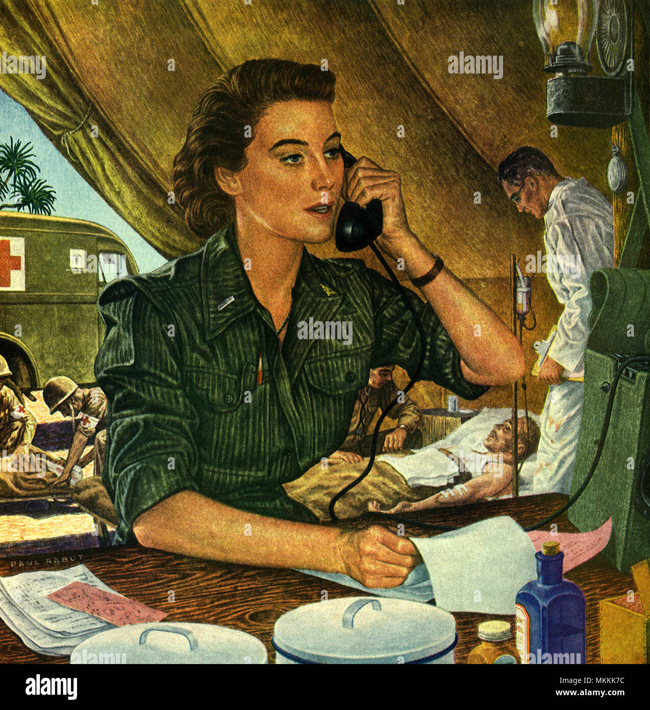 Army nurse hi-res stock photography and images - Alamy