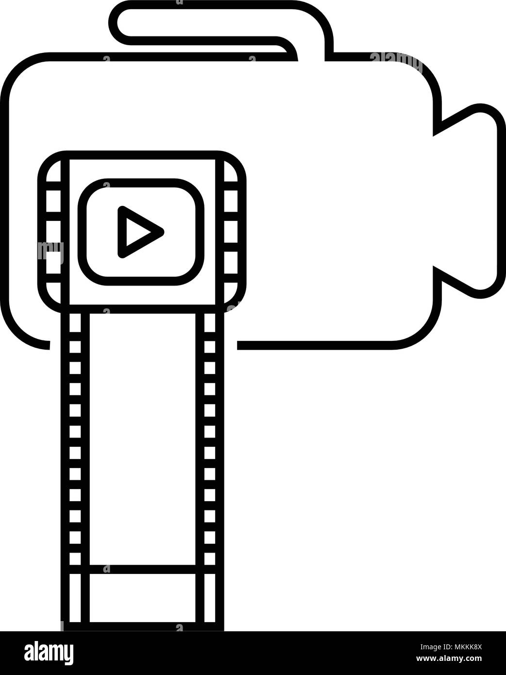 Video camera vector hi-res stock photography and images - Alamy