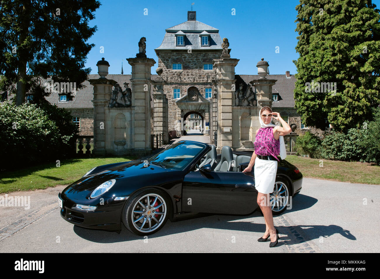 Woman Porsche Car High Resolution Stock Photography and Images - Alamy