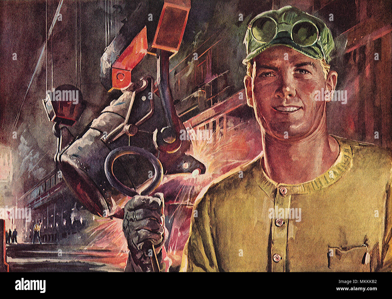 Vintage welder hi-res stock photography and images - Alamy