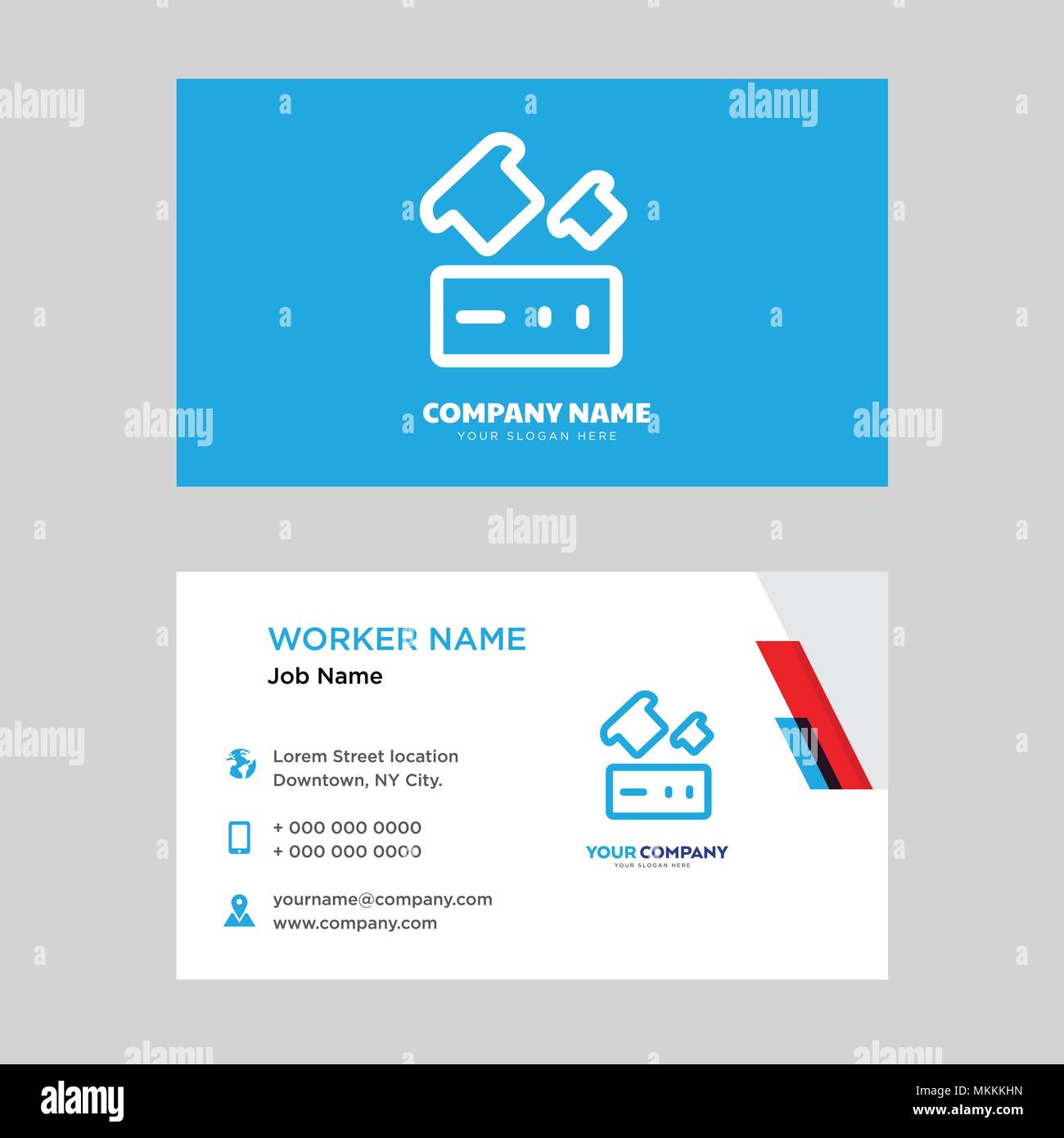 Toaster business card design template, Visiting for your company ...