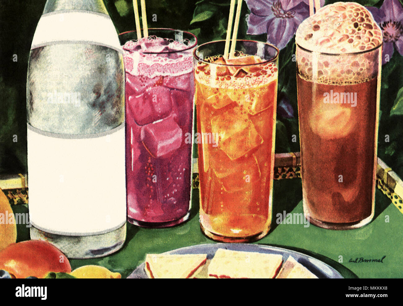 Vintage beverages hi-res stock photography and images - Alamy