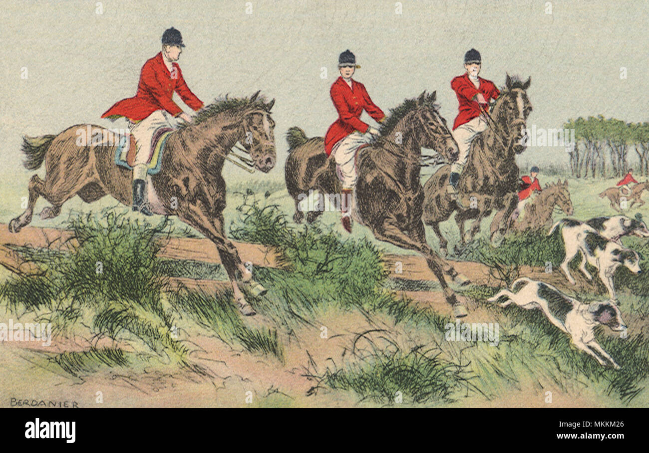 Hunt scene hi-res stock photography and images - Alamy