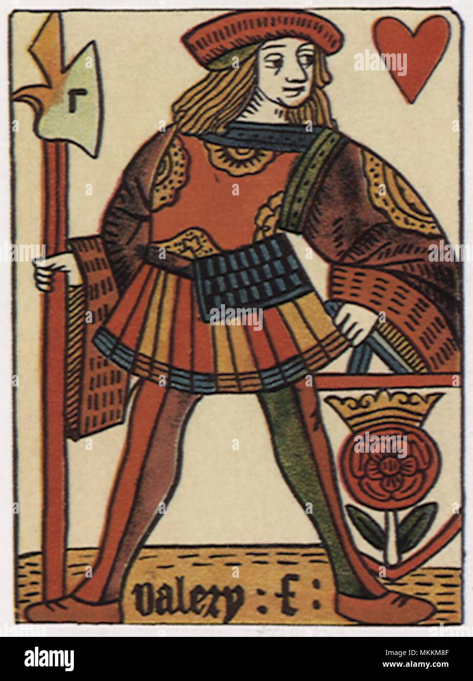 Knight on Card Stock Photo - Alamy