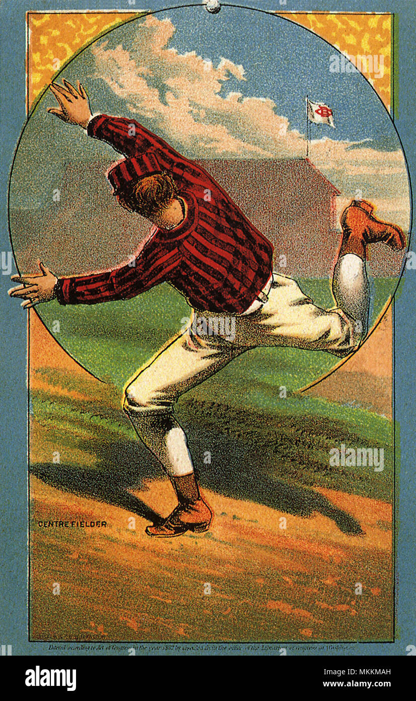 Running for Fly Ball Stock Photo - Alamy