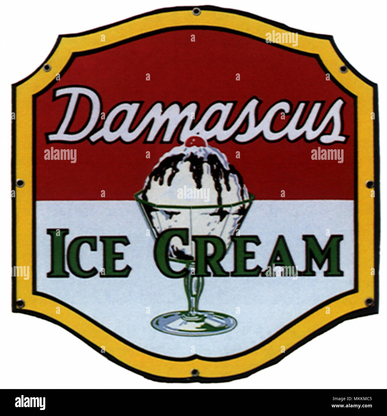Damascus Ice Cream Stock Photo - Alamy