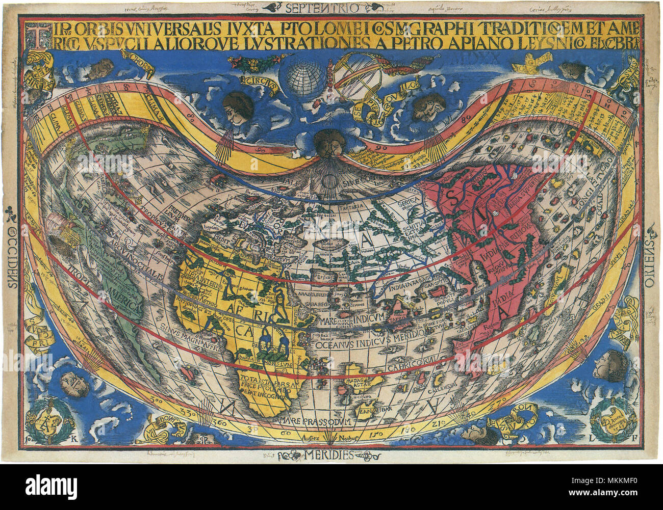 1520 world map hi-res stock photography and images - Alamy