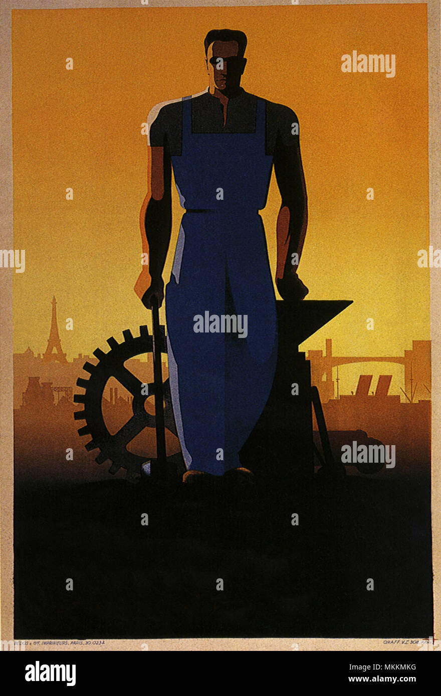 Paris worker hi-res stock photography and images - Alamy