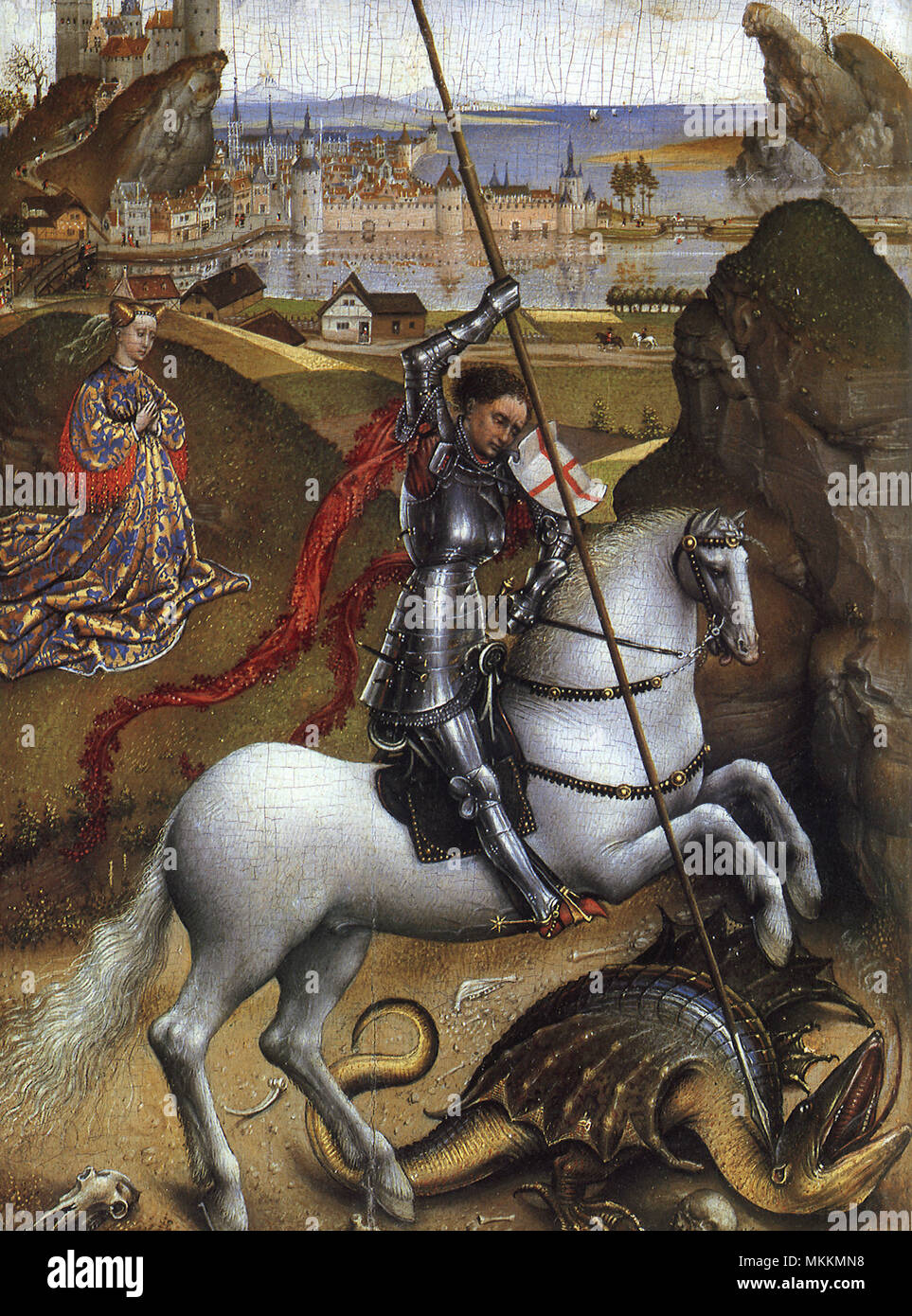 Saint george and the dragon hi-res stock photography and images - Alamy