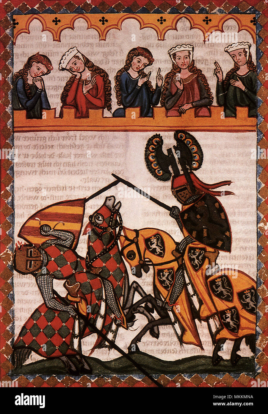 Medieval Jousting Art