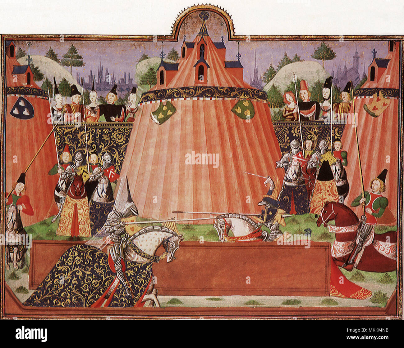 Medieval Festival 1450 Stock Photo - Alamy