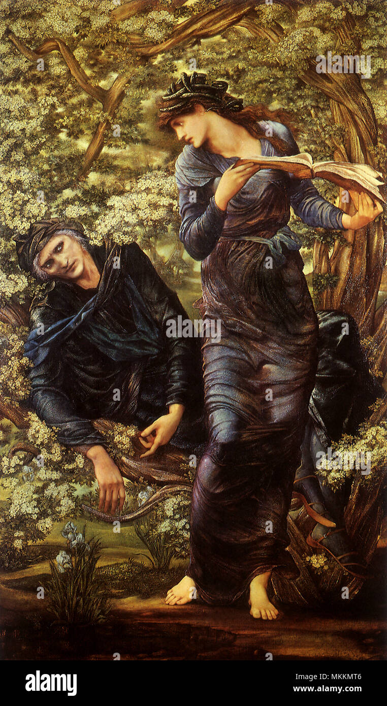 The Beguiling of Merlin Stock Photo - Alamy