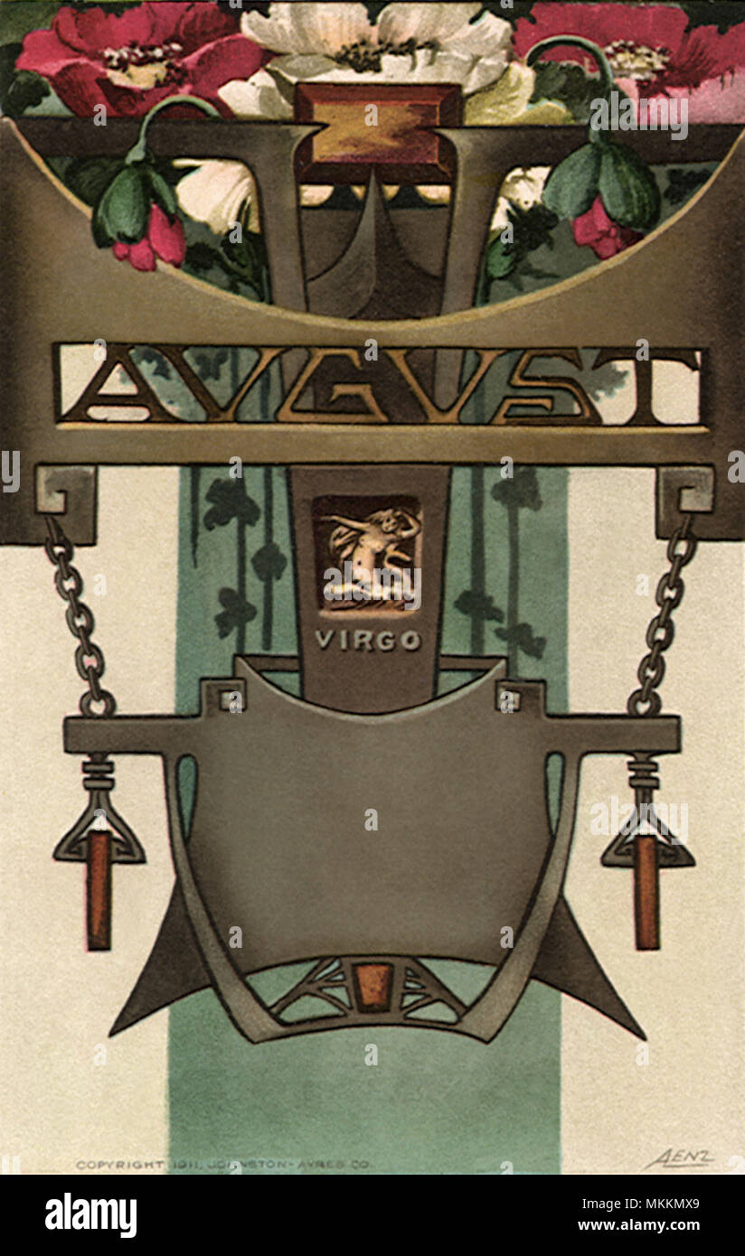 Astrological representation of Virgo Stock Photo - Alamy