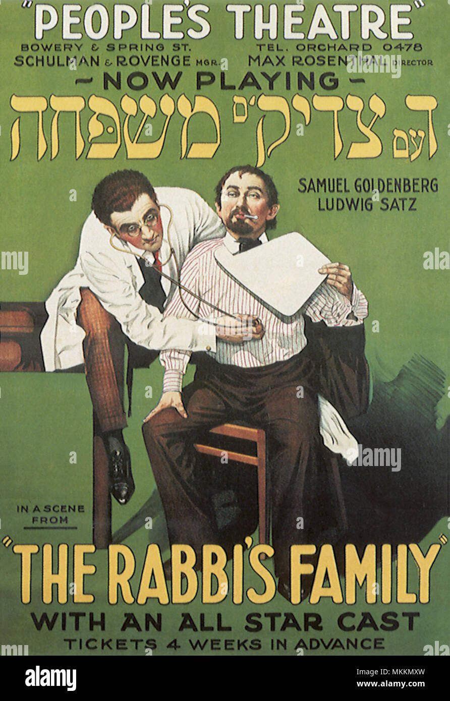 The Rabbi's Family Stock Photo - Alamy