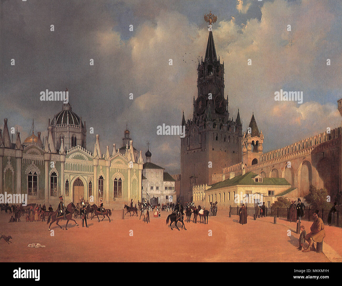 Spassky gate hi-res stock photography and images - Alamy