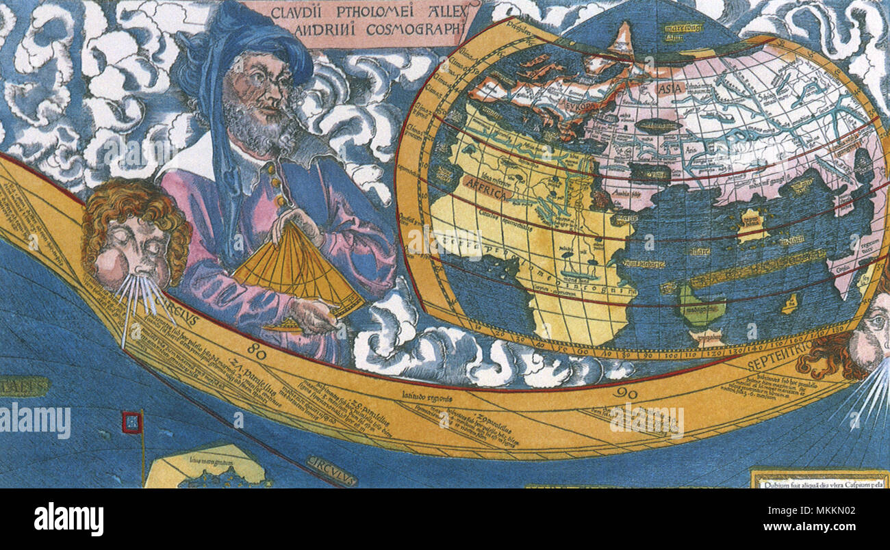 Ptolemy map of world hi-res stock photography and images - Alamy