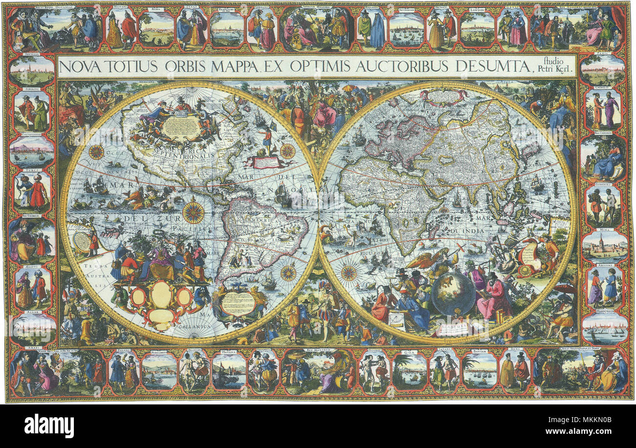 Map of hemisphere map hi-res stock photography and images - Alamy