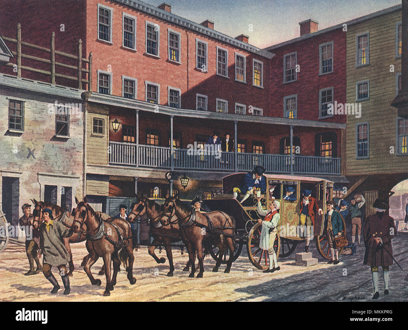 Stagecoach stop hi-res stock photography and images - Alamy