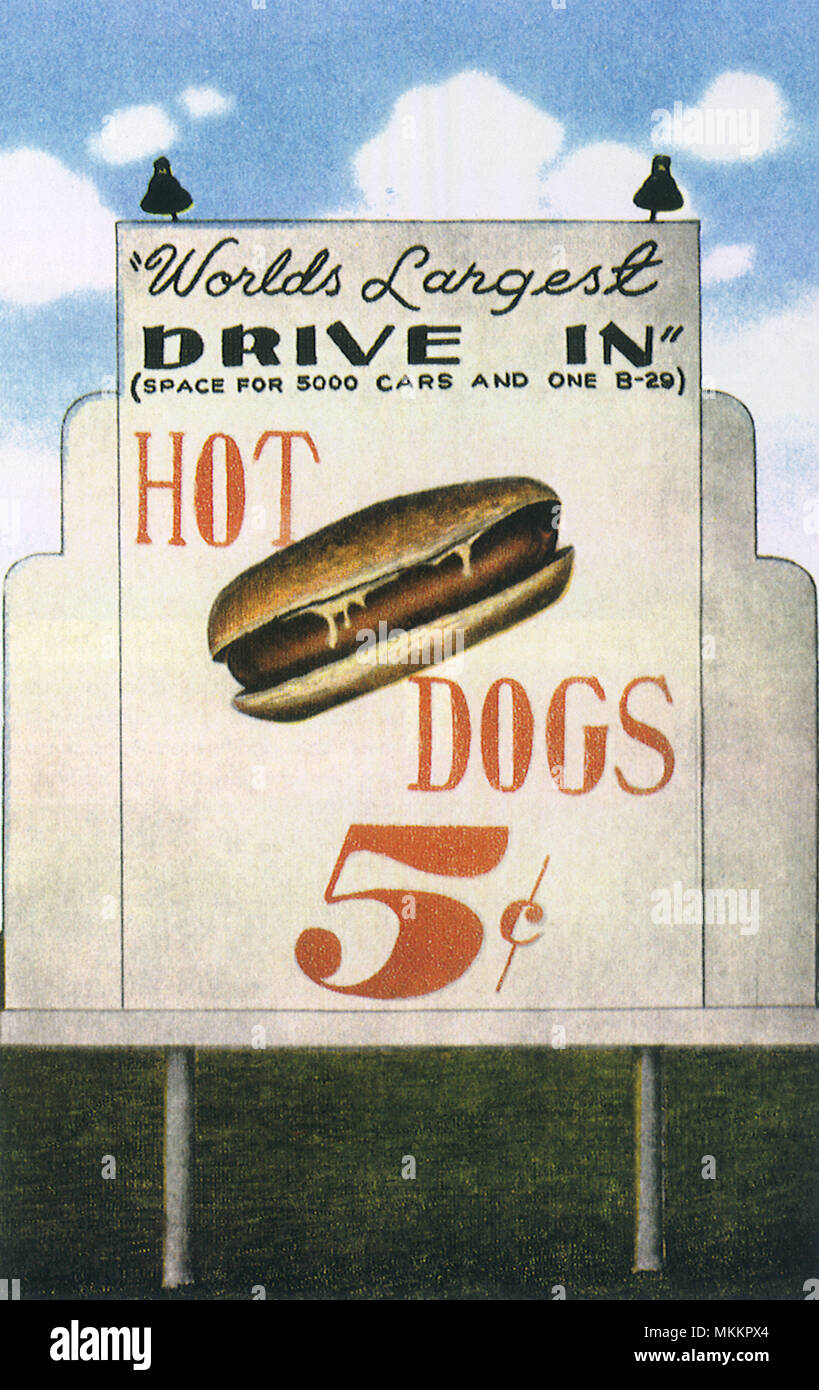 Hot Dog Billboard Stock Photo - Alamy