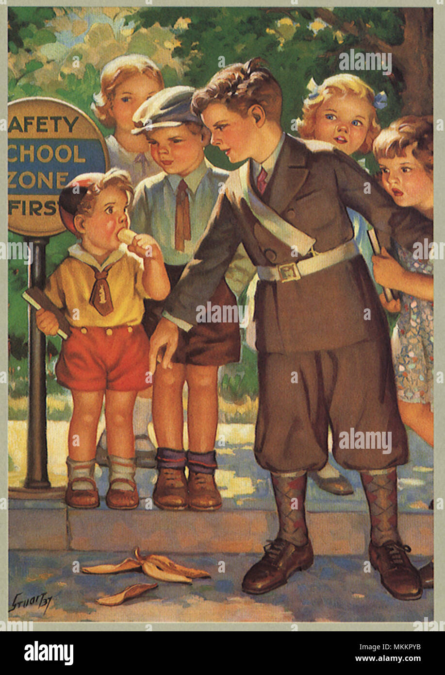 Boy crossing guard hi-res stock photography and images - Alamy