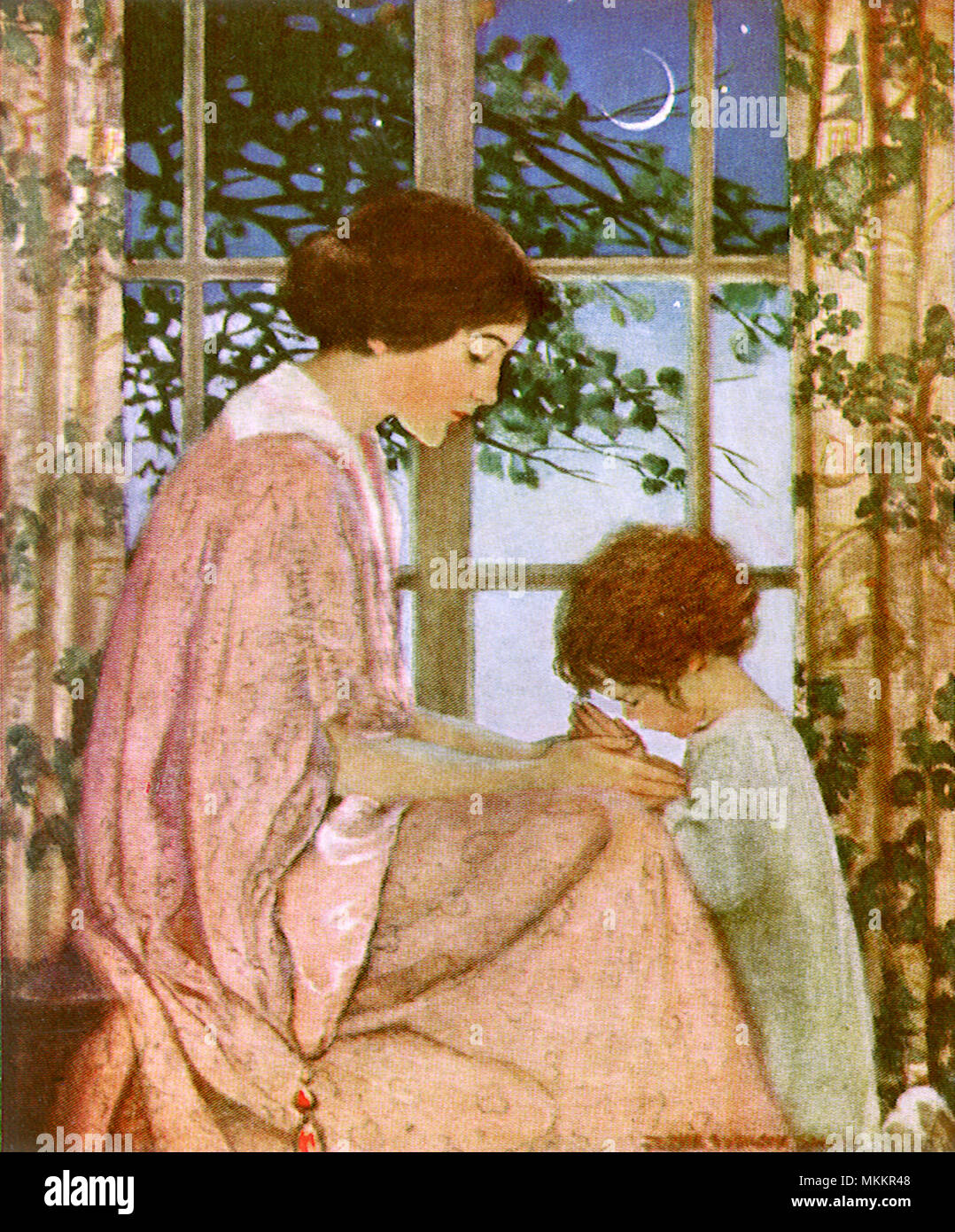 Christian family prayer hi-res stock photography and images - Alamy