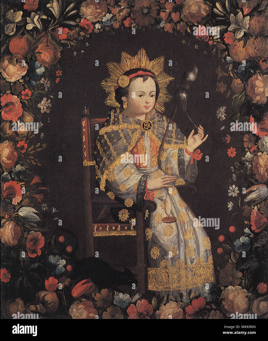 Virgin Mary as a Child Stock Photo - Alamy