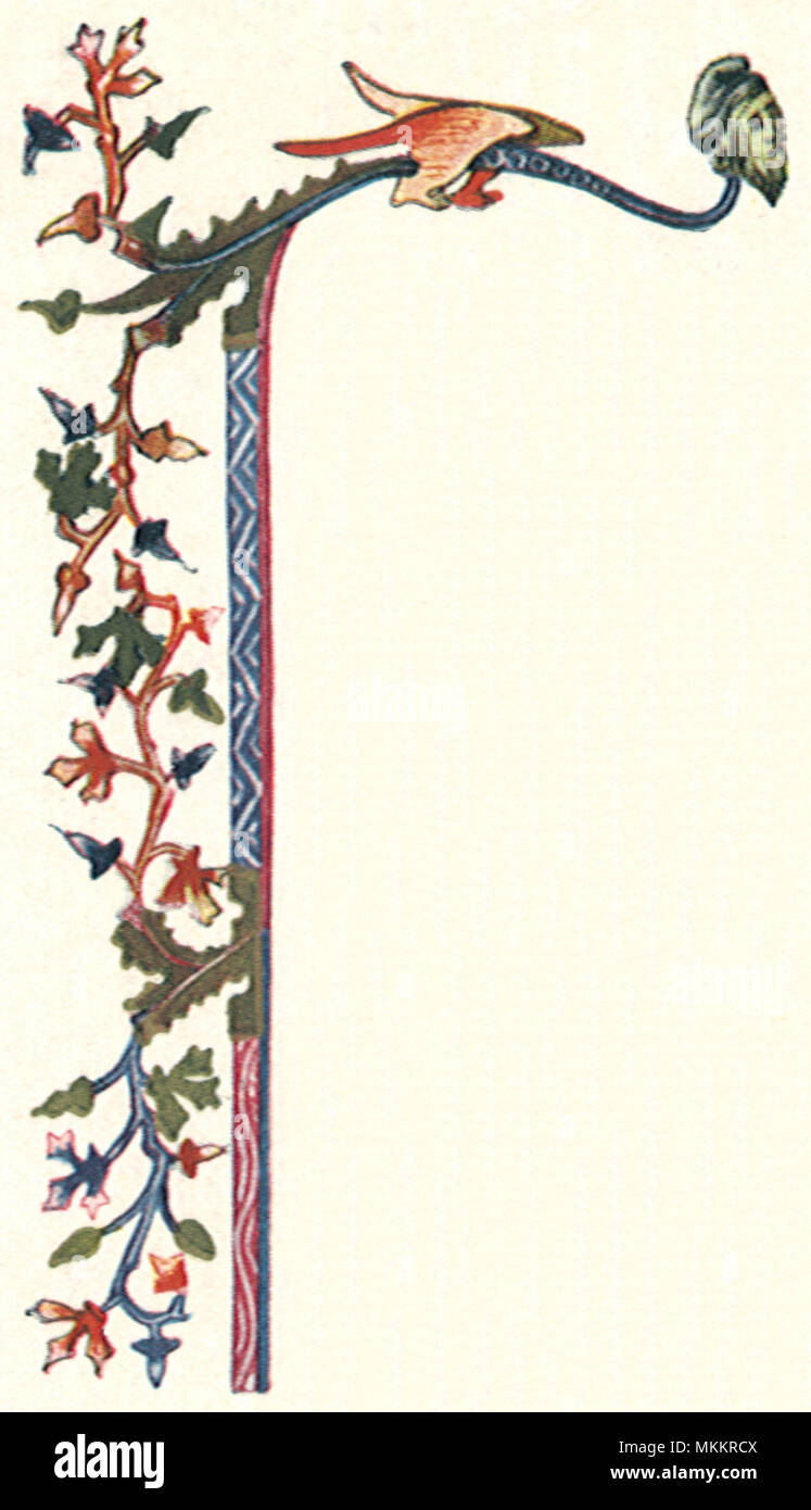 Foliate Trail Border Stock Photo - Alamy