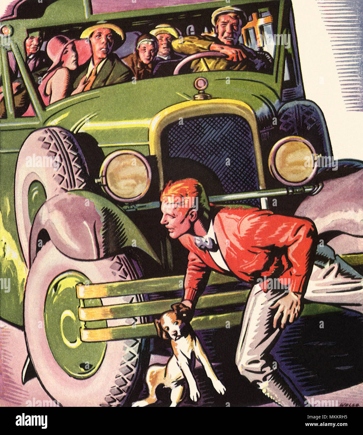 Dog saves man hi-res stock photography and images - Alamy