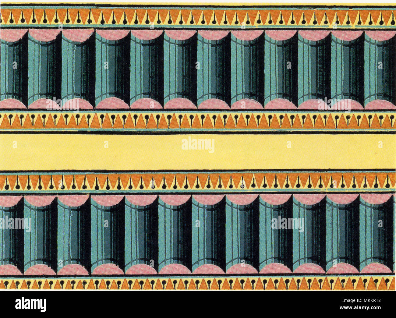 Banded Repetitive Motif Stock Photo - Alamy