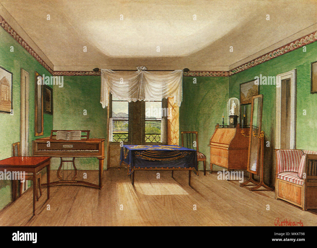 Sparsely furnished room hi-res stock photography and images - Alamy