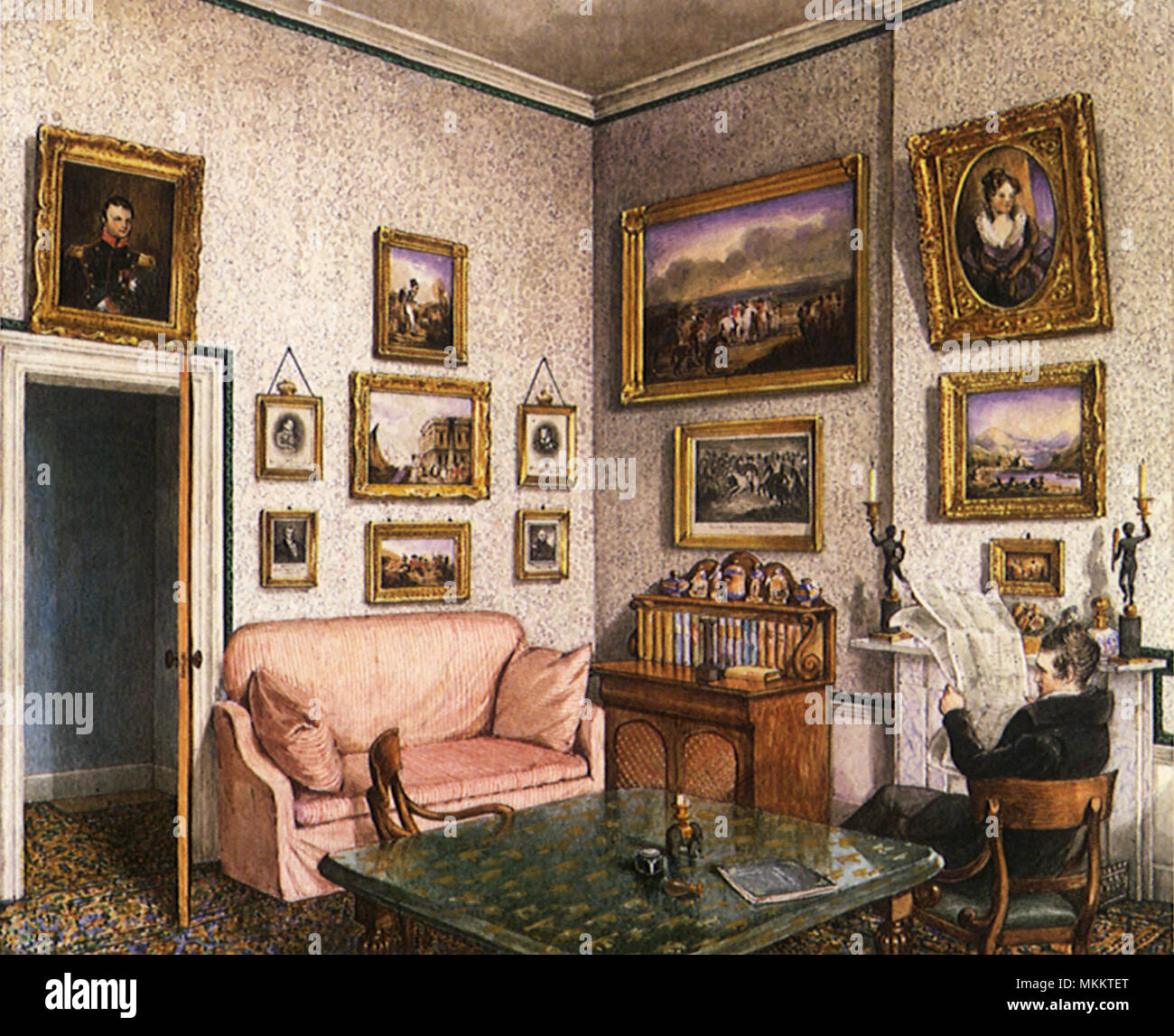 English country home interiors hi-res stock photography and images - Alamy