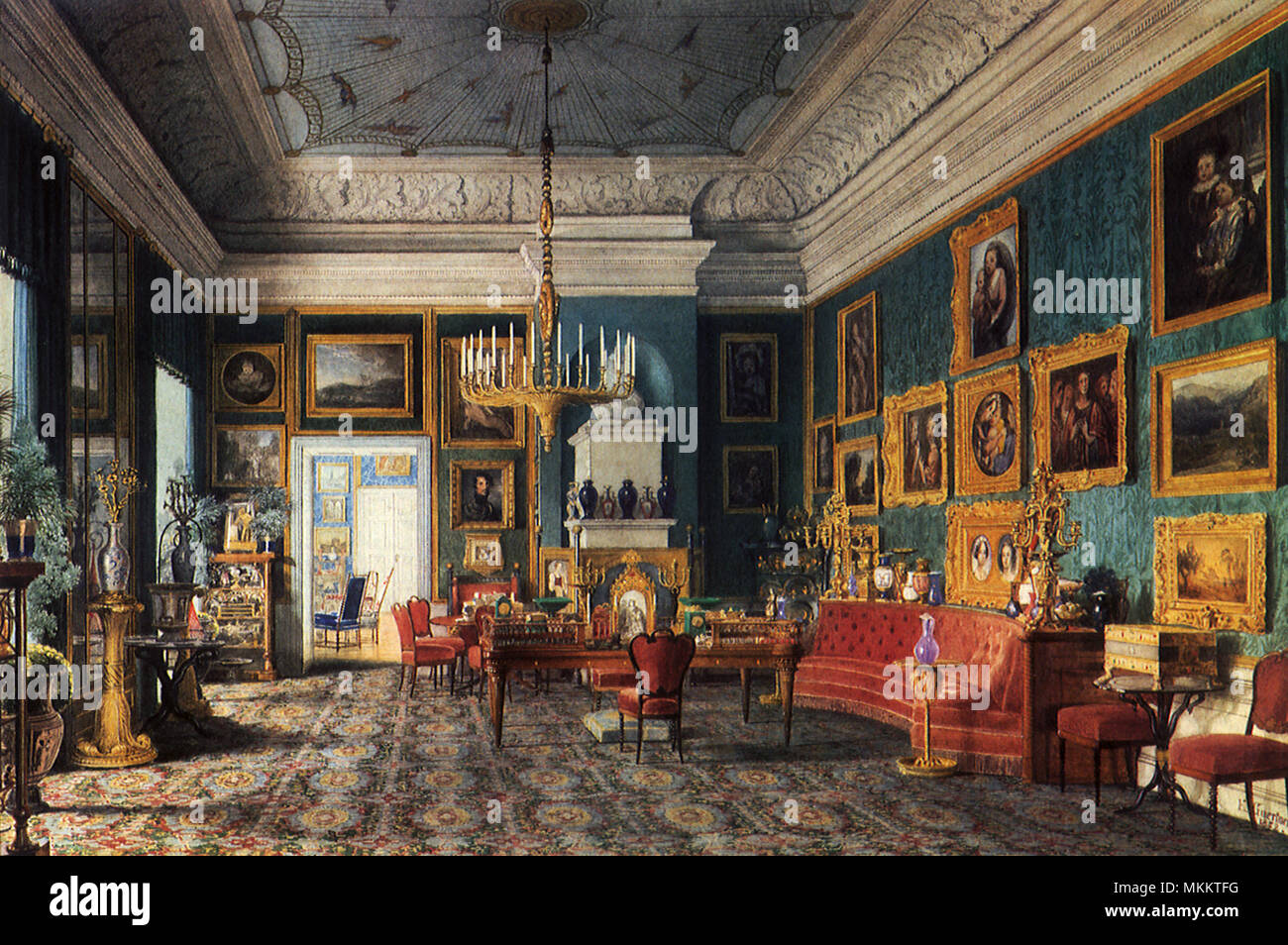 Berlin Palace Salon. Berlin Stock Photo - Alamy
