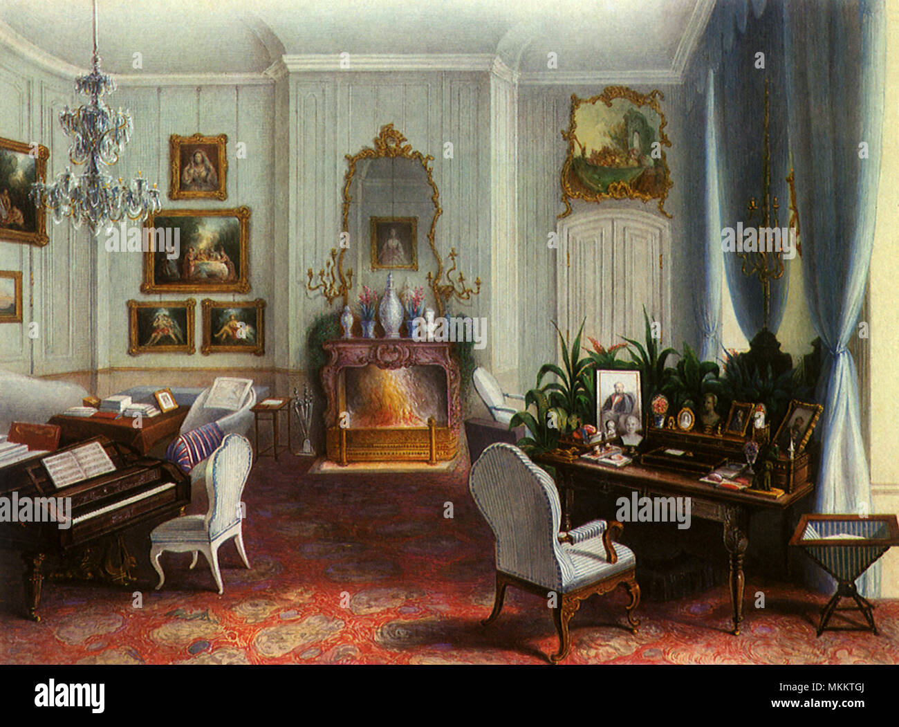 Rococo room hi-res stock photography and images - Alamy