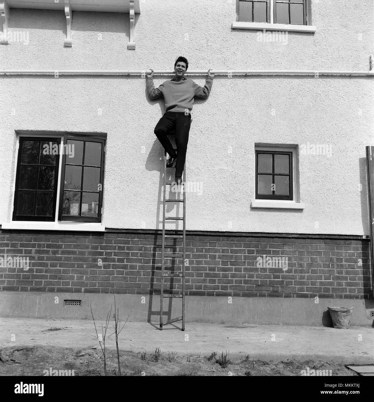 Cliff Richard pictured at his new house in Winchmore Hill, North London ...