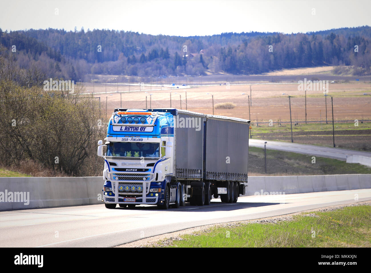 Customized super Scania R500 truck Pokemon of L Retva Oy transports ...