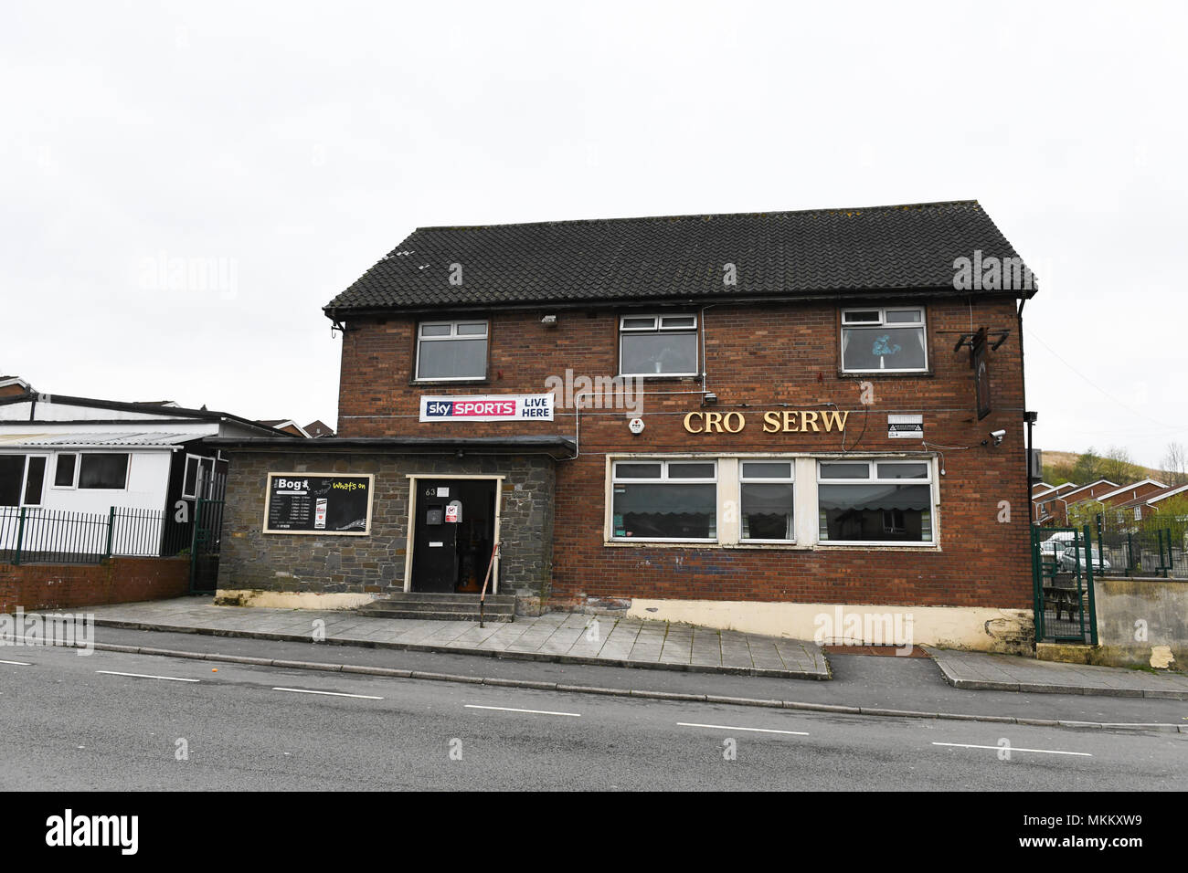 The Croeserw Inn in Croeserw, Afan Valley, South Wales, better know as ...