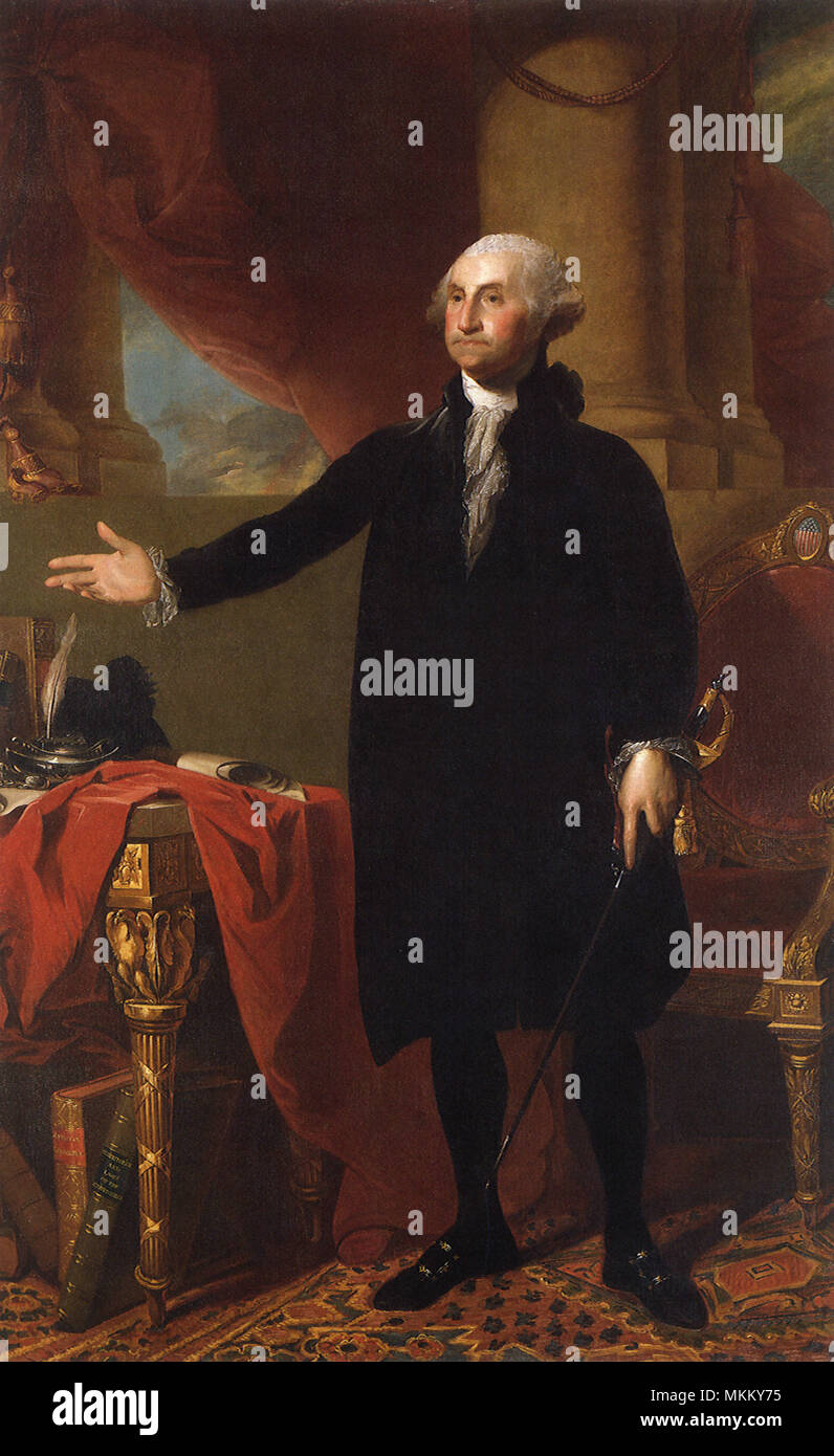 George Washington 1797 Stock Photo - Alamy