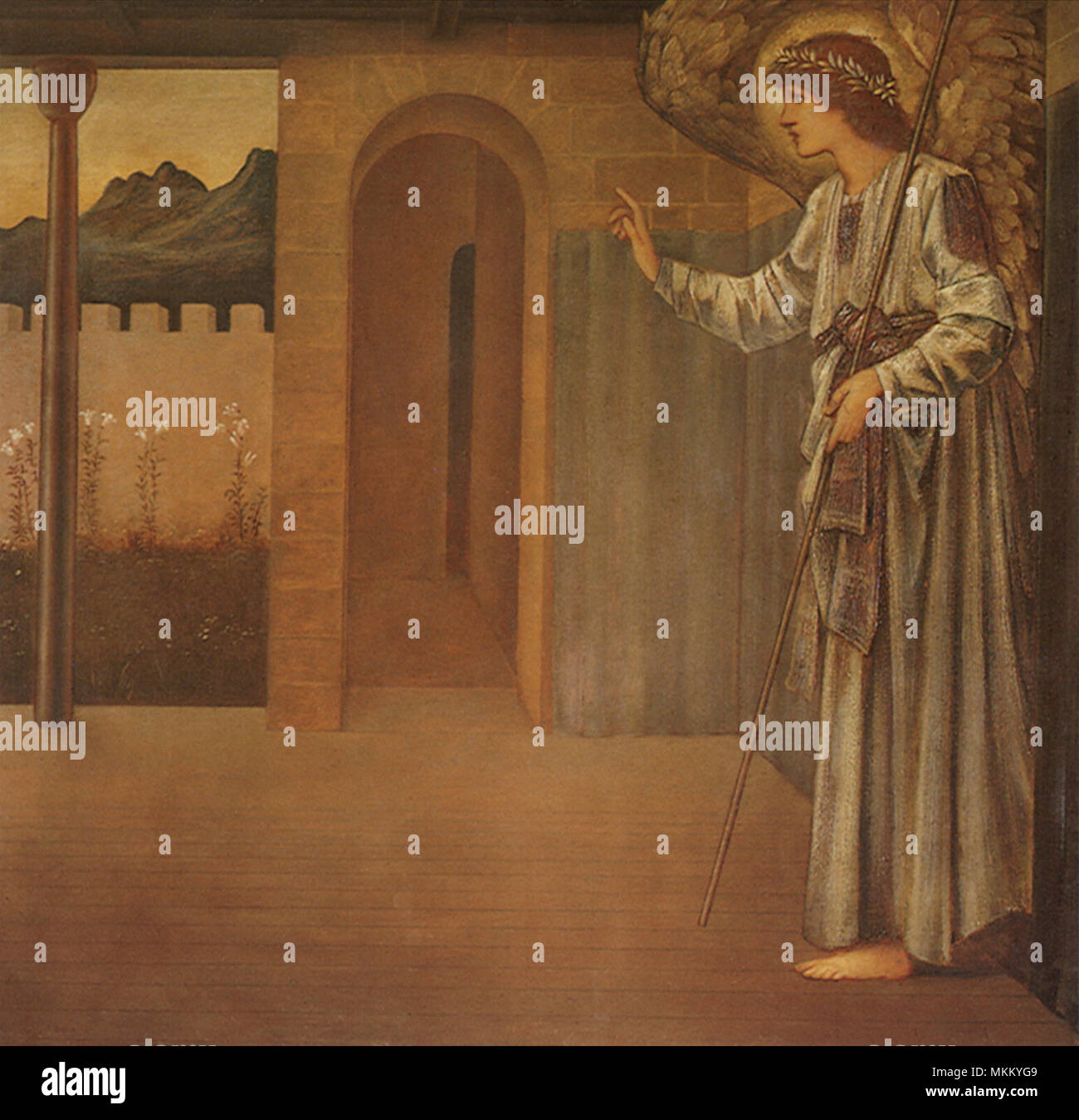 The Annunciation: Angel Gabriel Stock Photo - Alamy