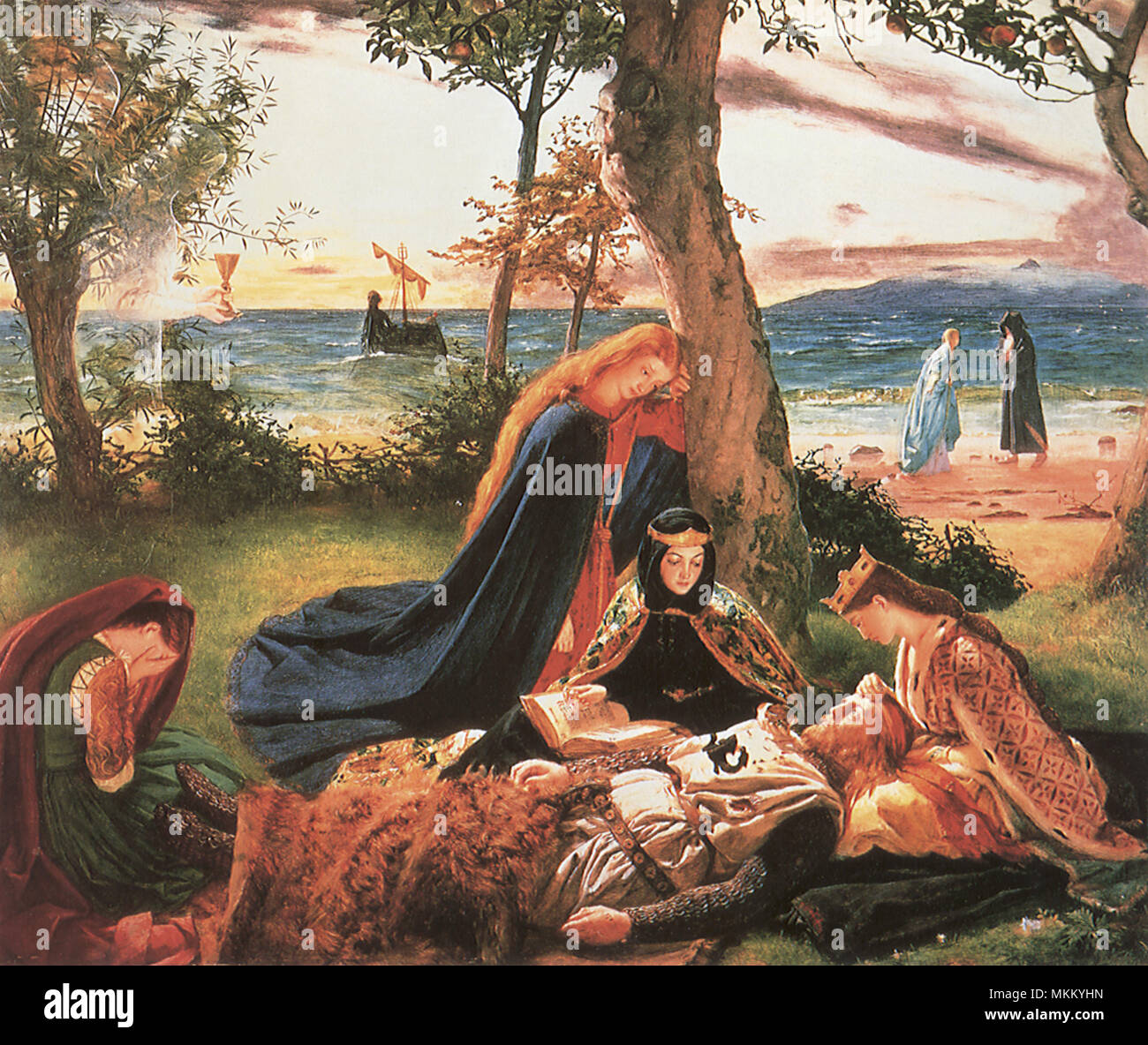 Merlin And Arthur Dying