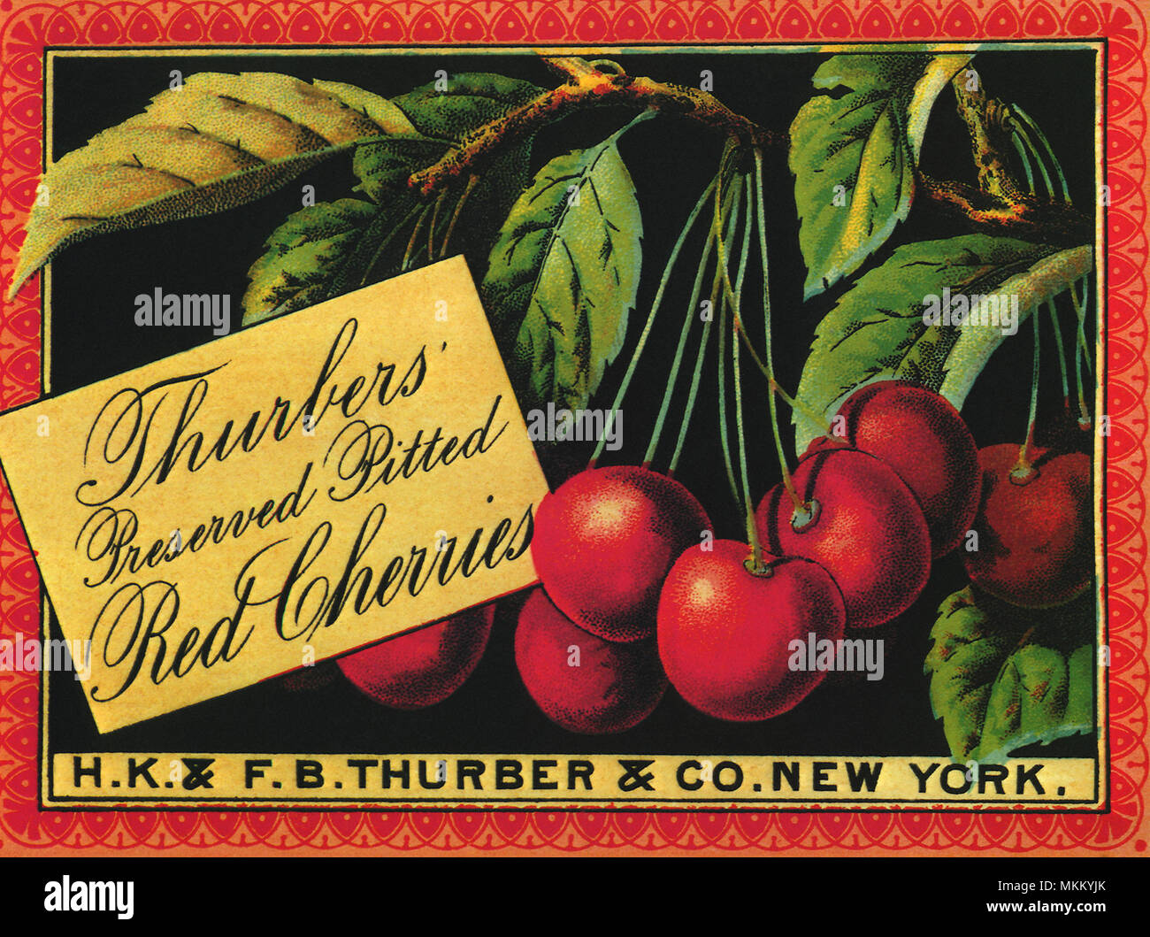 Illustration cherries hi-res stock photography and images - Alamy