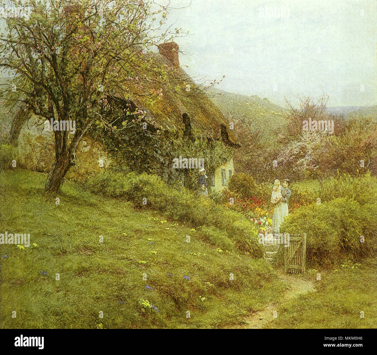 South Country Cottage Stock Photo - Alamy