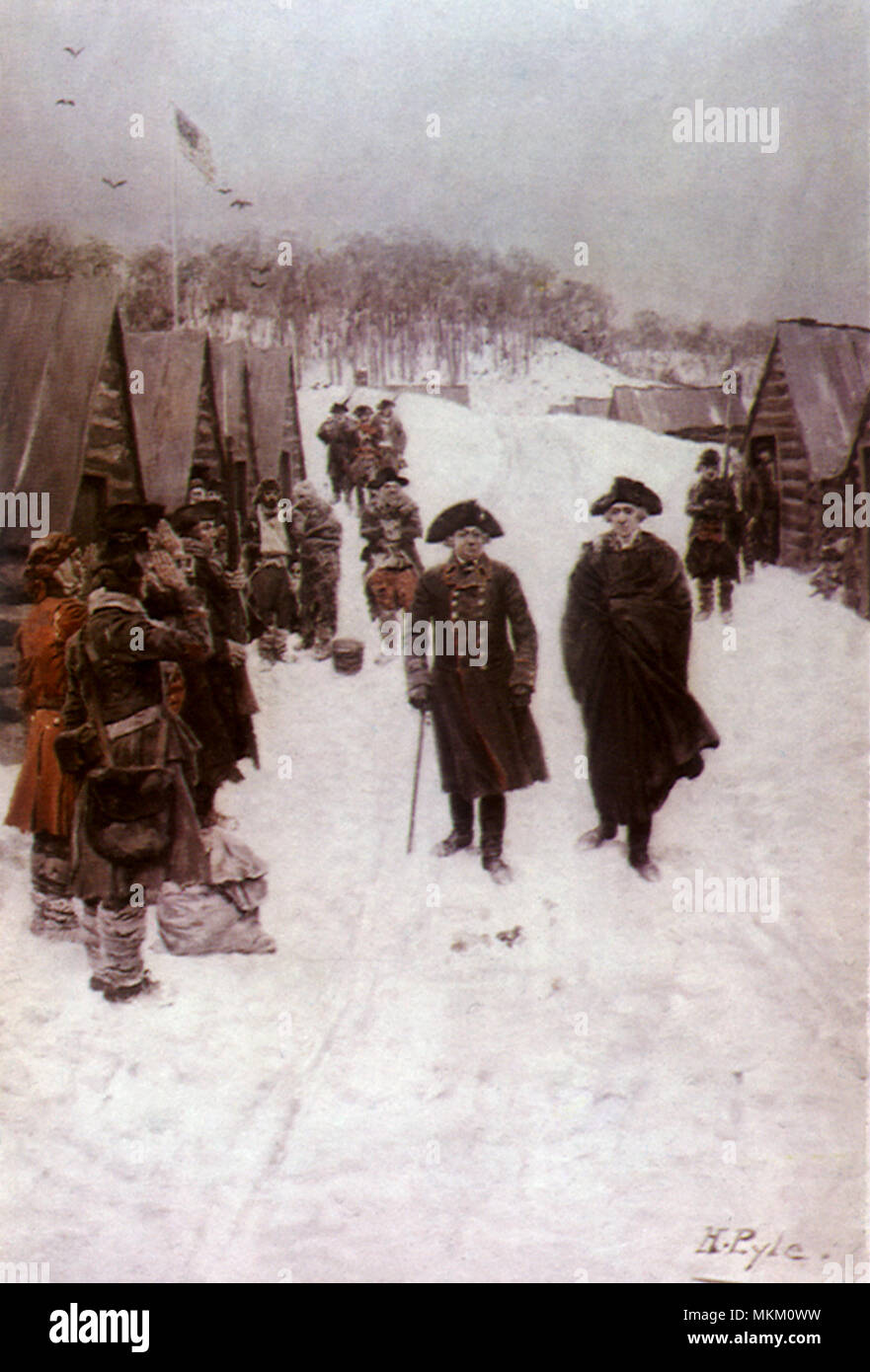 Valley forge george washington hi-res stock photography and images - Alamy