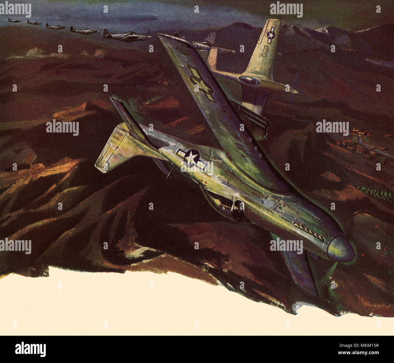 P51 mustang fighter plane hi-res stock photography and images - Alamy