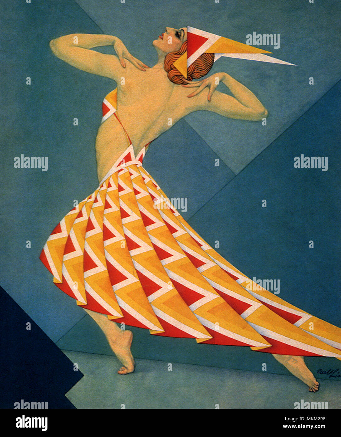 Dancer Strikes Pose Stock Photo - Alamy