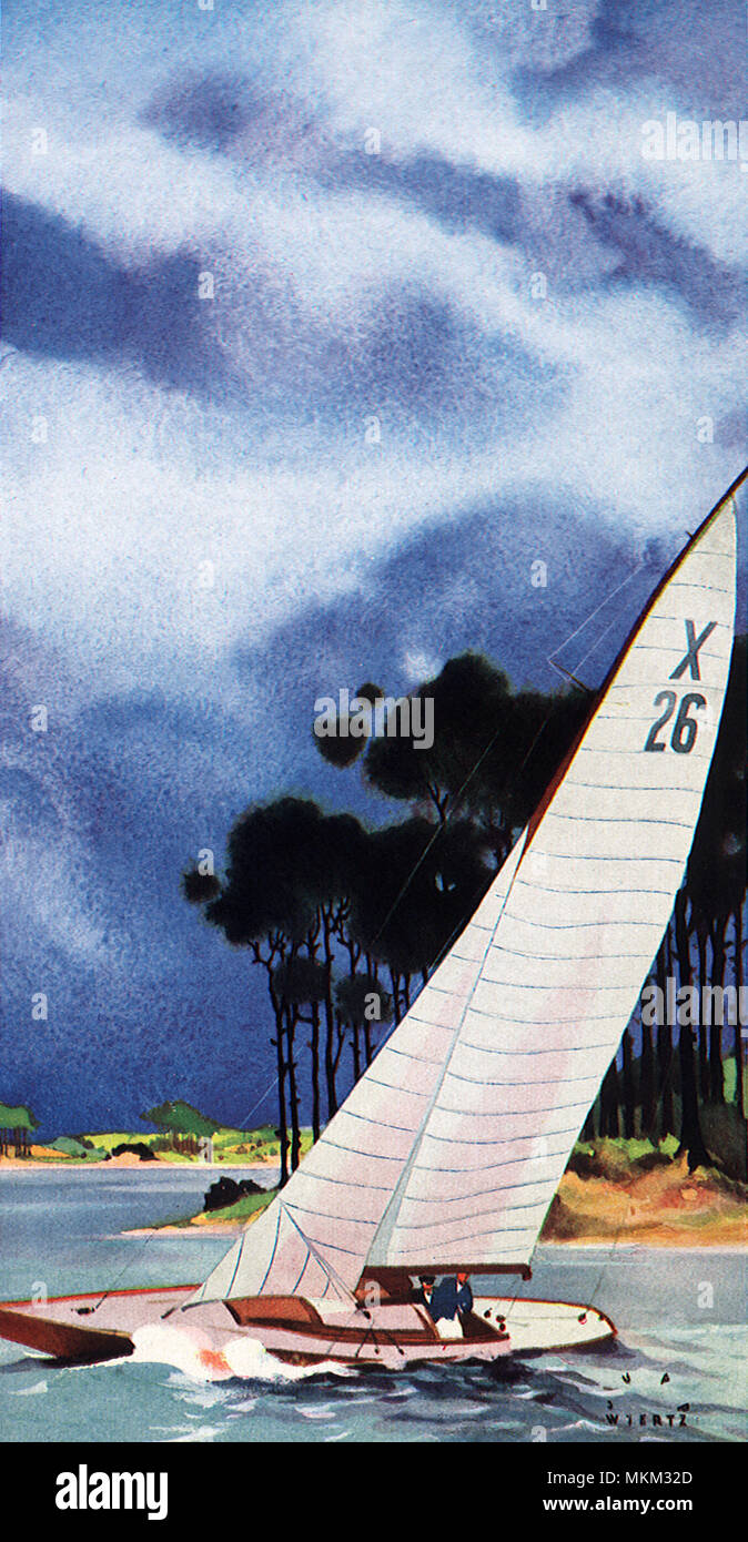 Heeling boats hi-res stock photography and images - Alamy