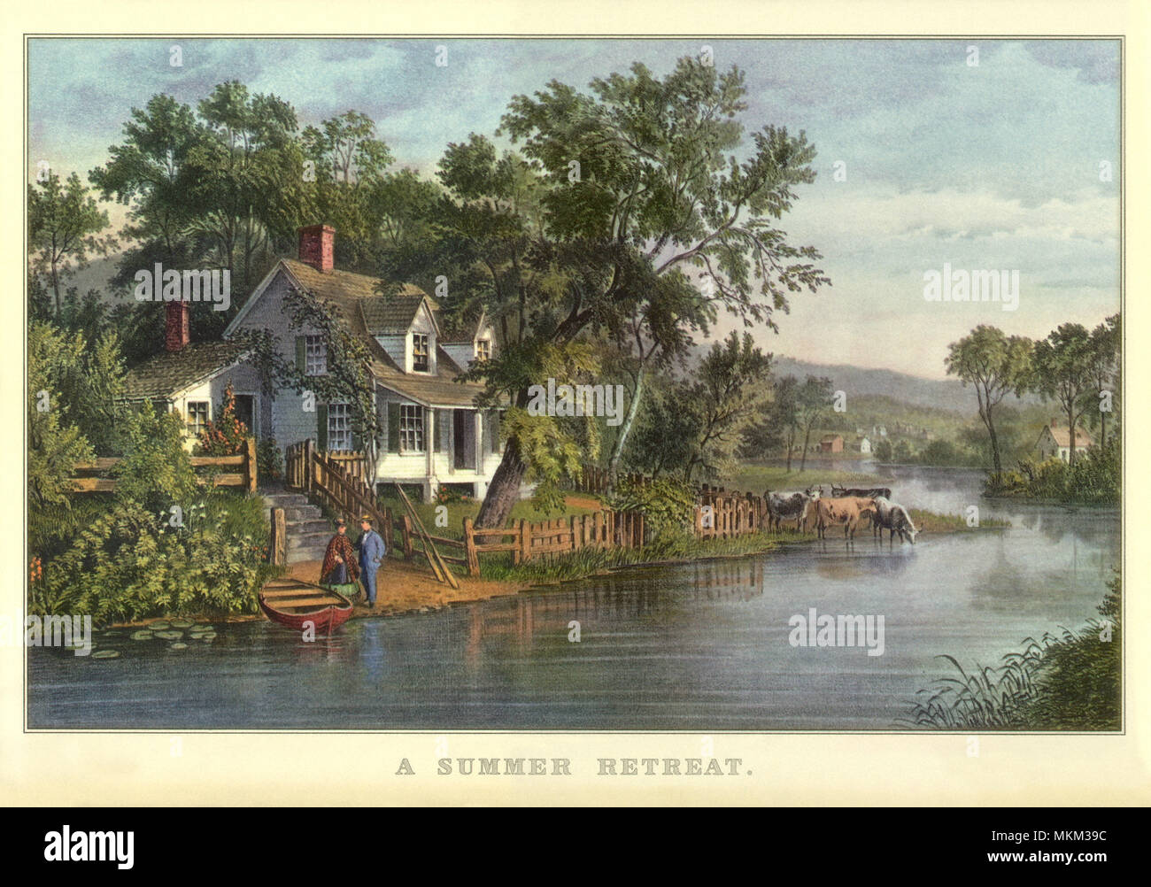 A Summer Retreat Stock Photo - Alamy