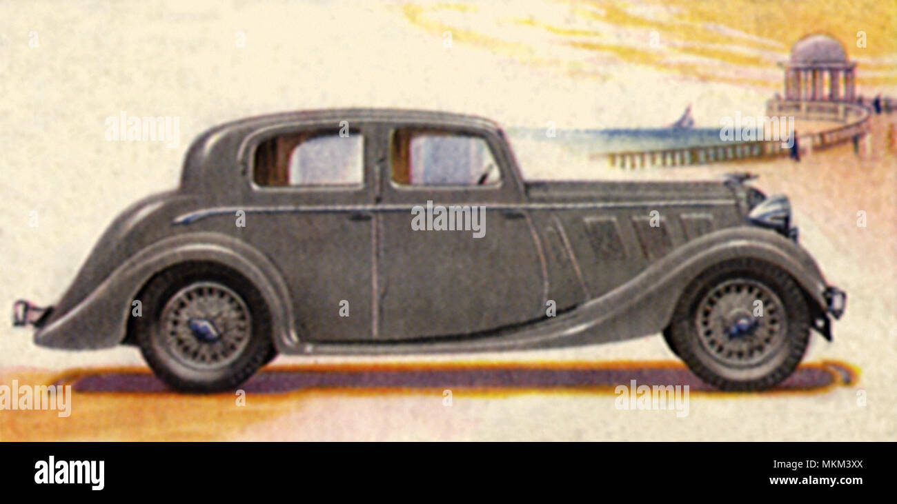 1937 Triumph Dolomite Saloon Stock Photo - Alamy
