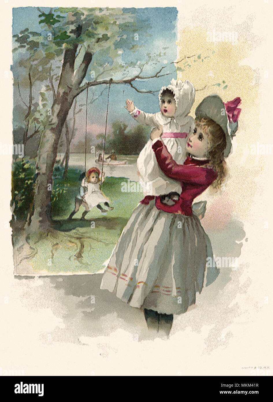 Victorian kids hi-res stock photography and images - Alamy