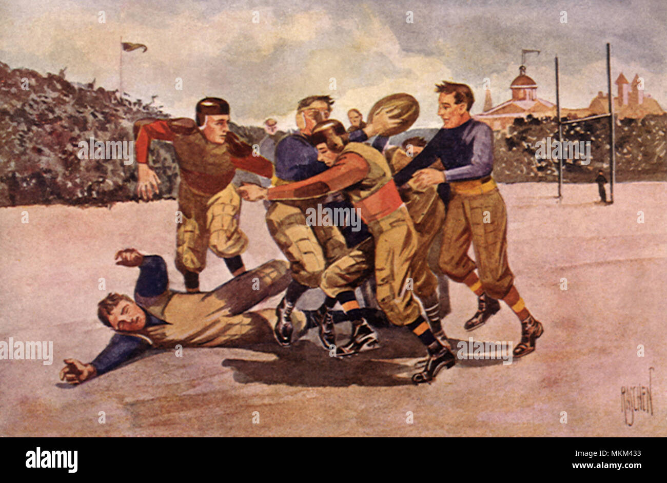 Early football hi-res stock photography and images - Alamy