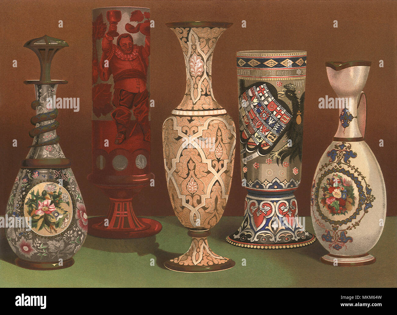 Vintage Glass Vases High Resolution Stock Photography and Images - Alamy